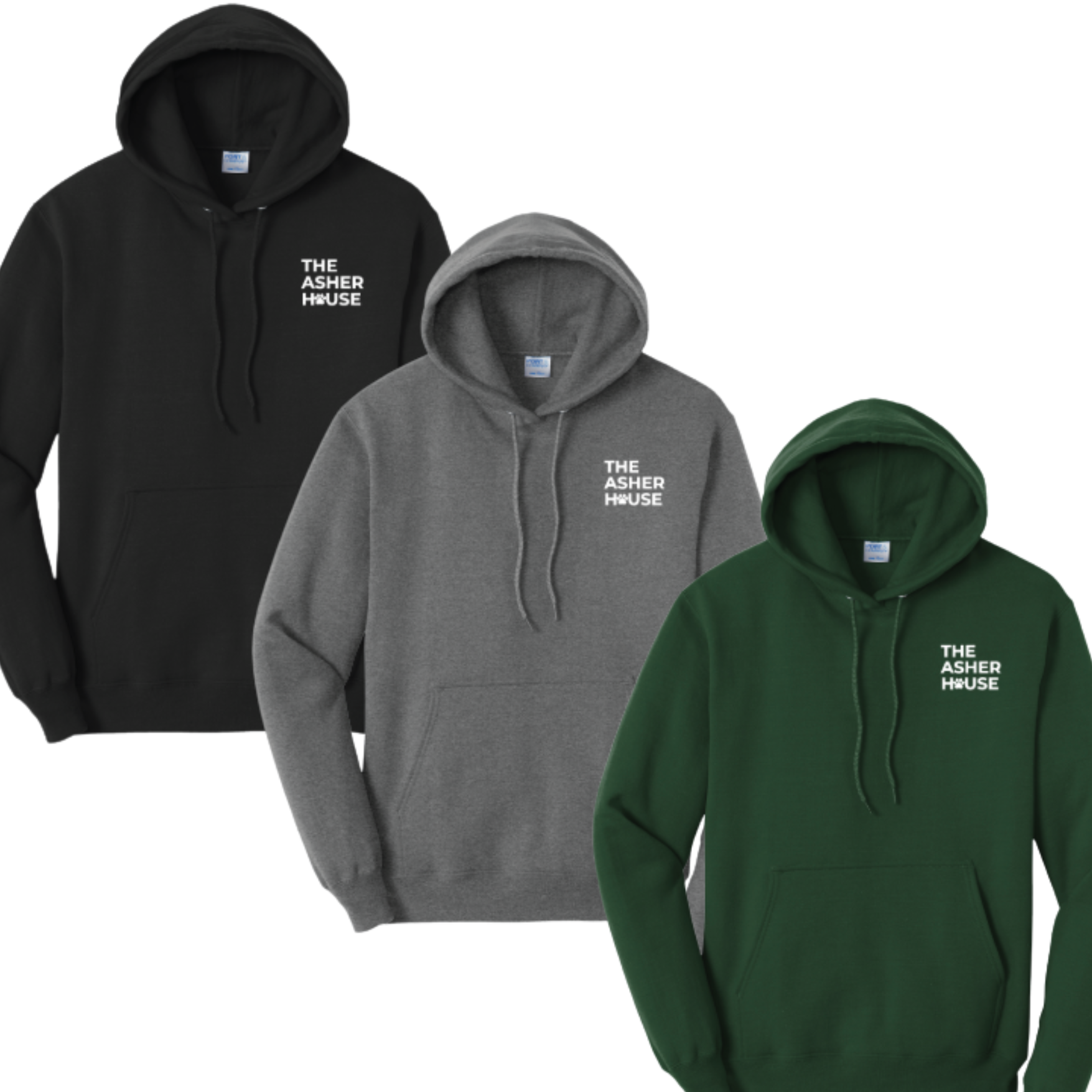 Stacked Logo Promo Core Fleece Hoodie – The Asher House