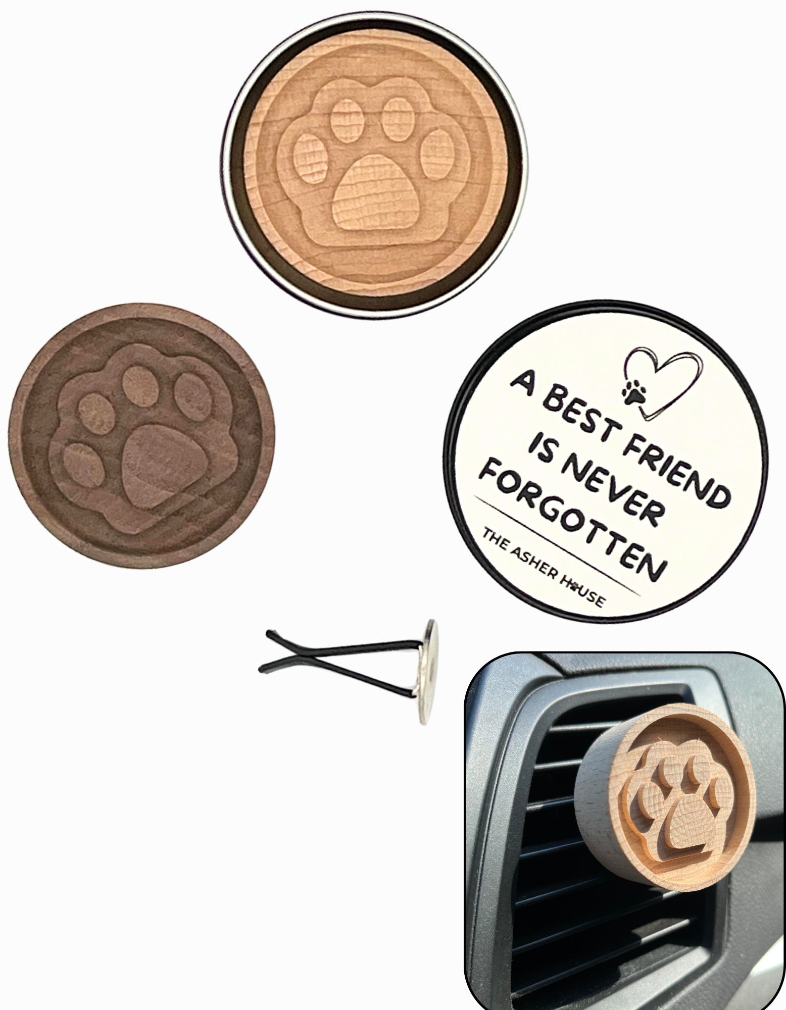 Pet Memorial Oil Diffuser Tin – The Asher House