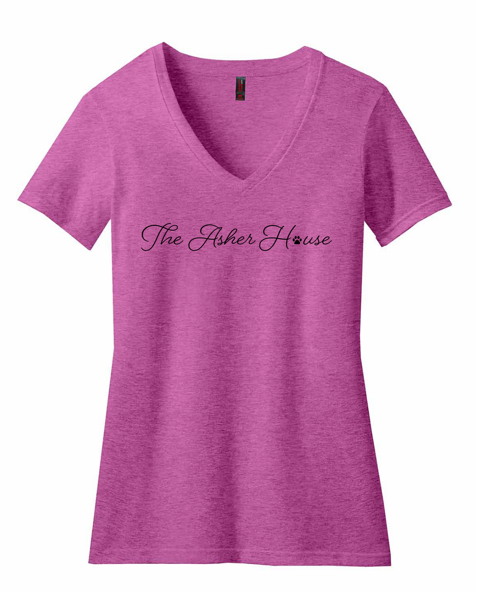 Cursive V-Neck- New Colors! – The Asher House